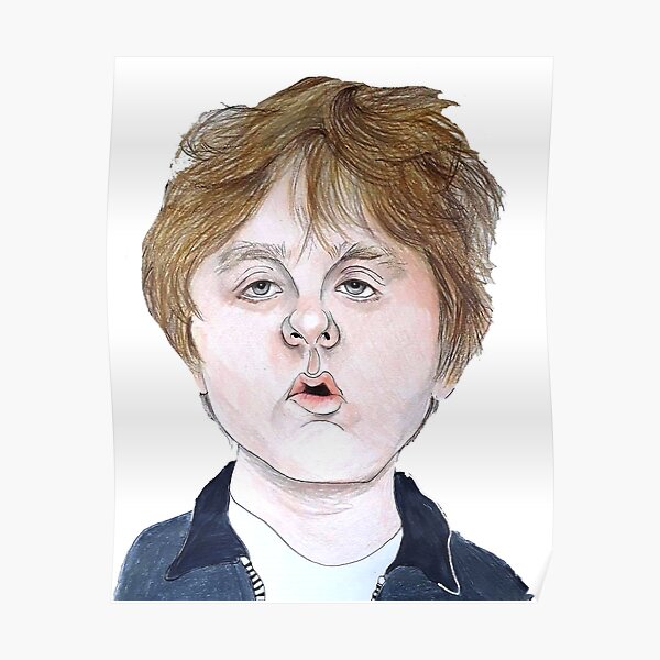 "Lewis Capaldi Caricature Art Design" Poster by borahNguy | Redbubble