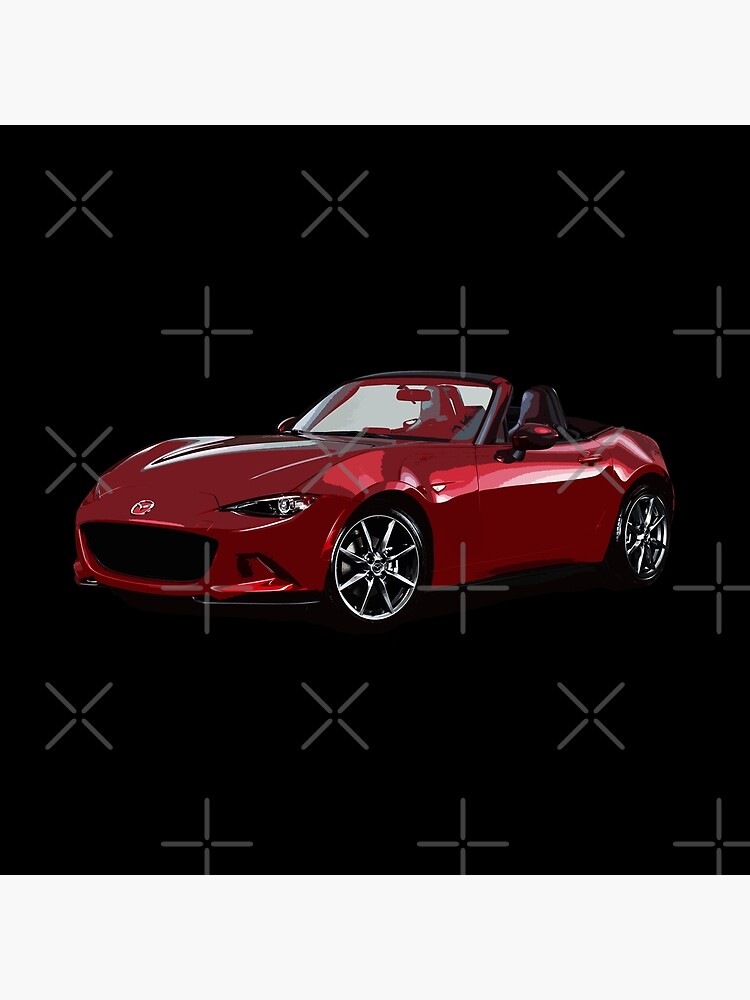 "Miata MX5 ND IV RED" Poster for Sale by CharlieCreator | Redbubble