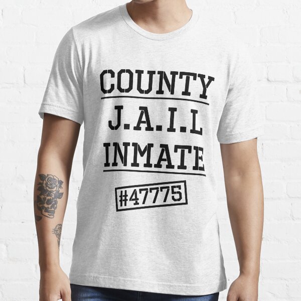"halloween county jail inmate prison t shirt" T-shirt for Sale by ...