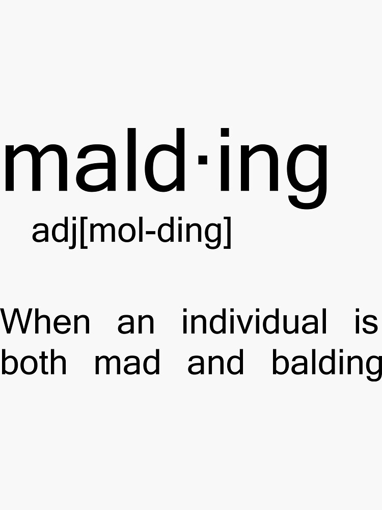 "Mald" Sticker by anymalders | Redbubble