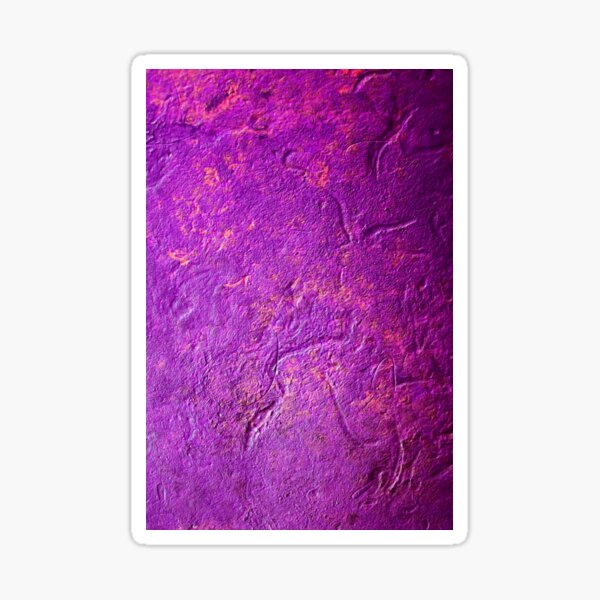 " painted purple texture block" Sticker for Sale by myatticstudio ...