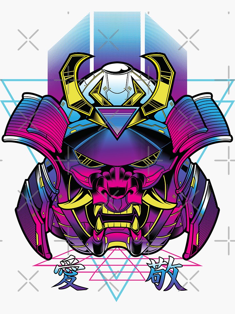"Vaporwave Aesthetic Samurai 90's Retro Japanese Otaku Gifts Vaporwave ...