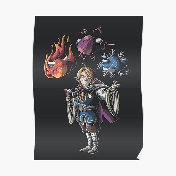 "Kid Invoker - Acolyte of the Lost Arts Persona" Poster by SLMGames ...