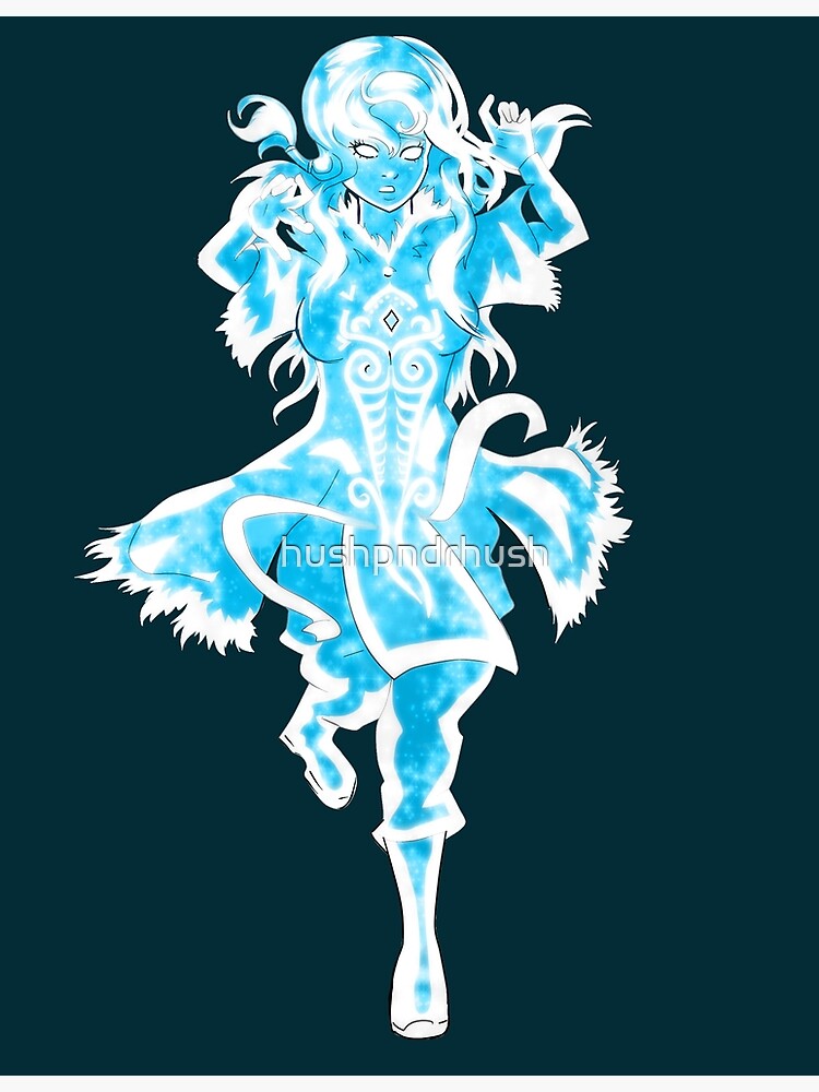 "Spirit Korra and Raava" Poster for Sale by hushpndrhush | Redbubble