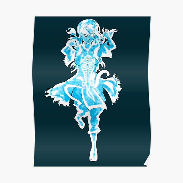 "Spirit Korra and Raava" Poster for Sale by hushpndrhush | Redbubble