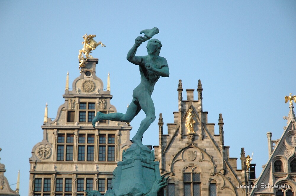 "Hand Werpen (Brabo, Antwerpen)" by Jessica Schoepen | Redbubble