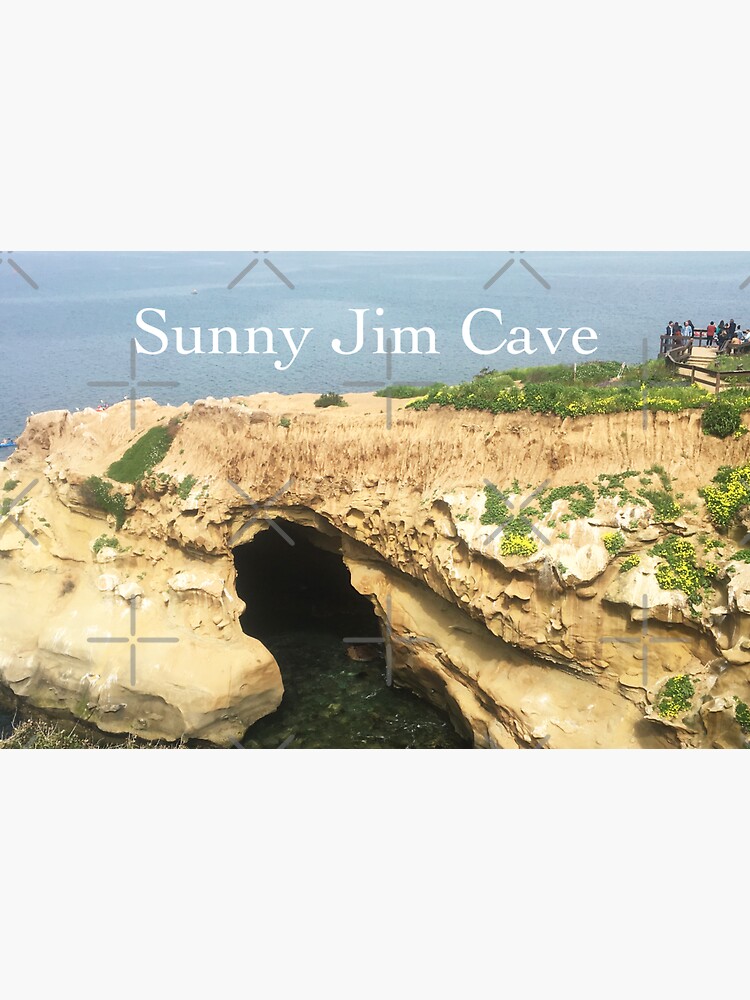 "Sunny Jim Cave La Jolla Photography" Sticker by elishamarie28 | Redbubble