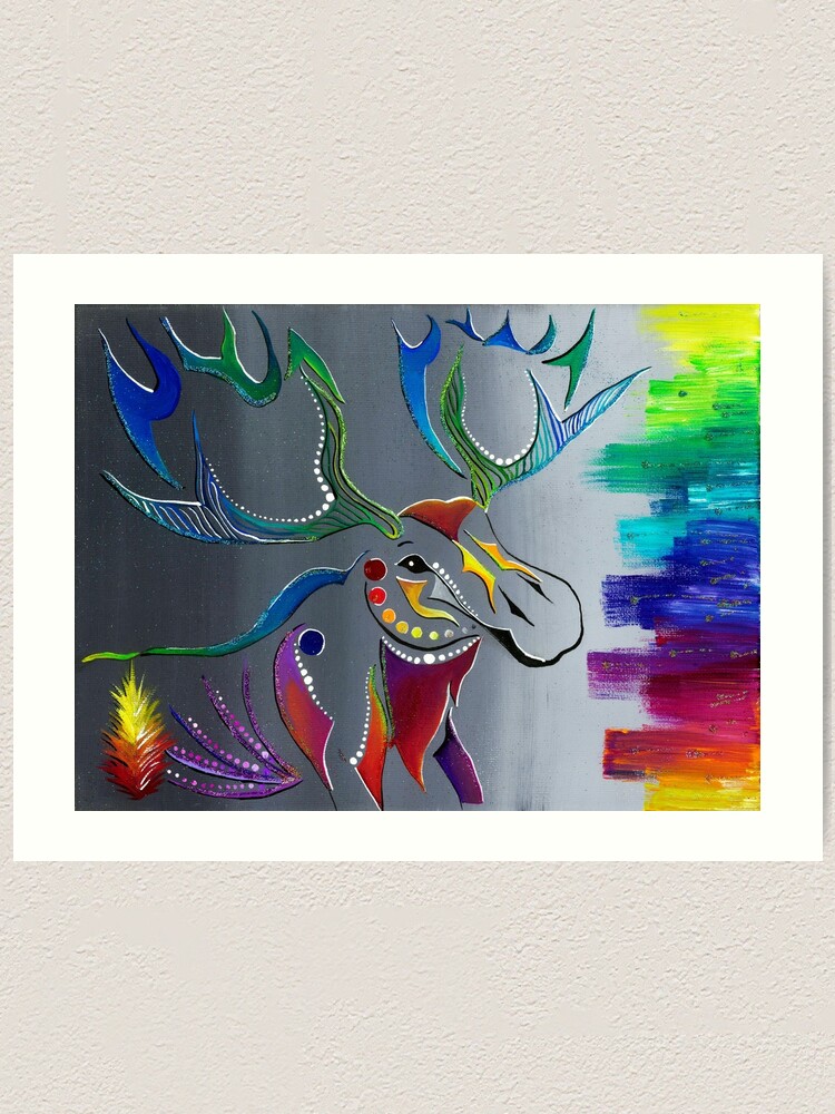 "môswa ᒨᓴᐧ " Art Print by Kamamak | Redbubble