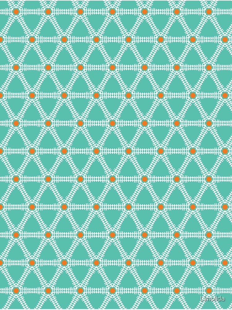 "Geometric interlocking lattice triangle pattern. " Sticker for Sale by ...