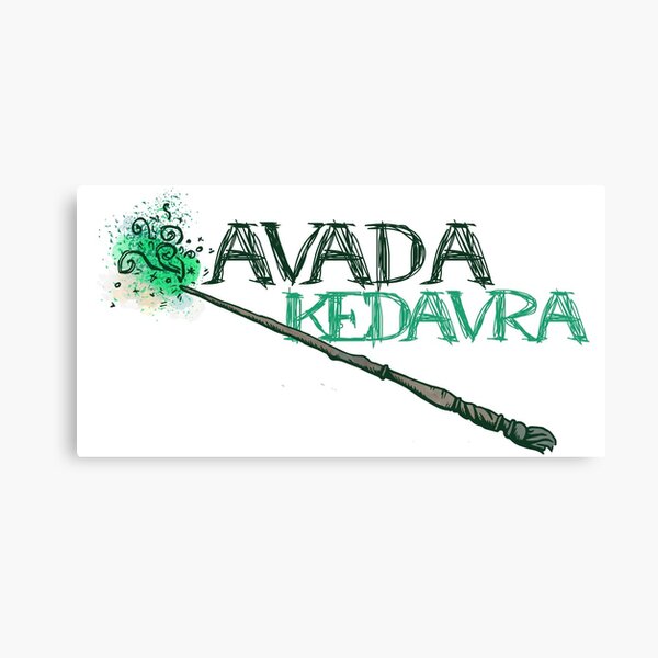 Avada Kedavra Wall Art | Redbubble