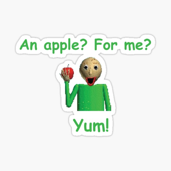 Baldis Basics Stickers | Redbubble