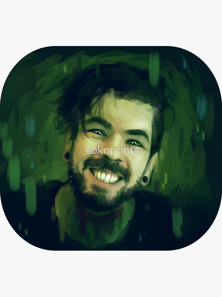 "still here" Sticker for Sale by sokoprints | Redbubble