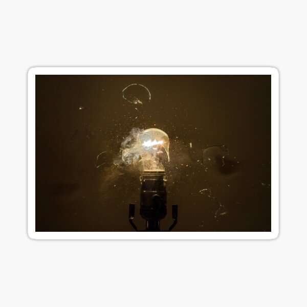 "Burned Out Bulb" Sticker for Sale by Dreamlight-Coll | Redbubble