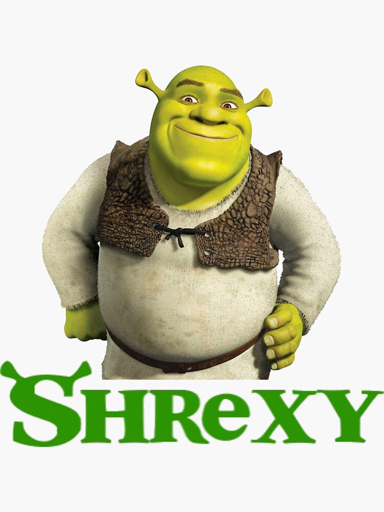 "shrexy" Sticker for Sale by erin-sophie | Redbubble