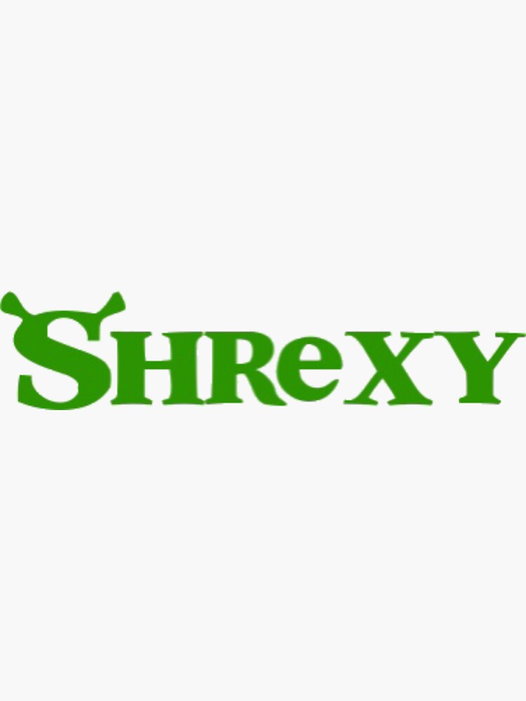 "Shrexy" Sticker for Sale by erin-sophie | Redbubble