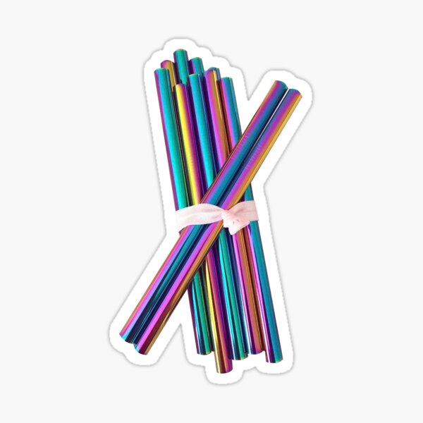 "Metal Straws" Sticker for Sale by andy729 | Redbubble