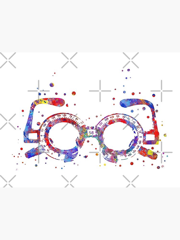 "Optical Lens Trial Frame Eyeglass Optometry" Art Print for Sale by ...