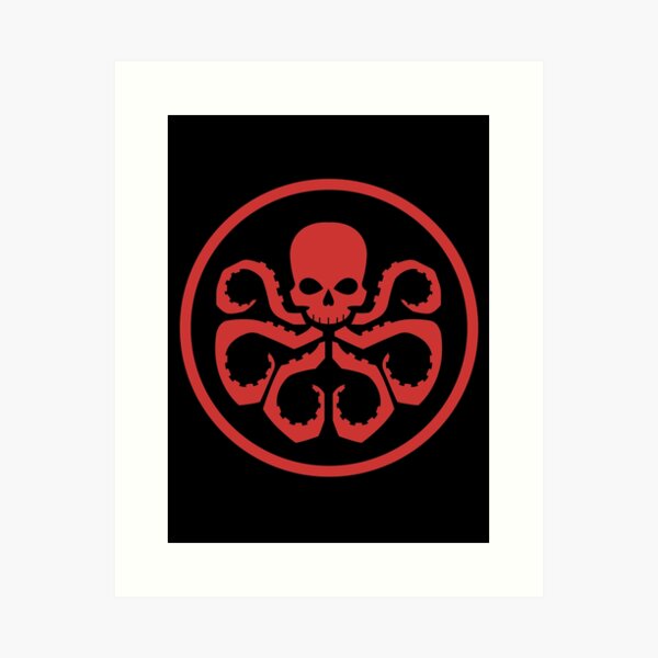 Art & Collectibles Marvel Agents Of Shield Art Print S.H.I.E.L.D Hydra ...