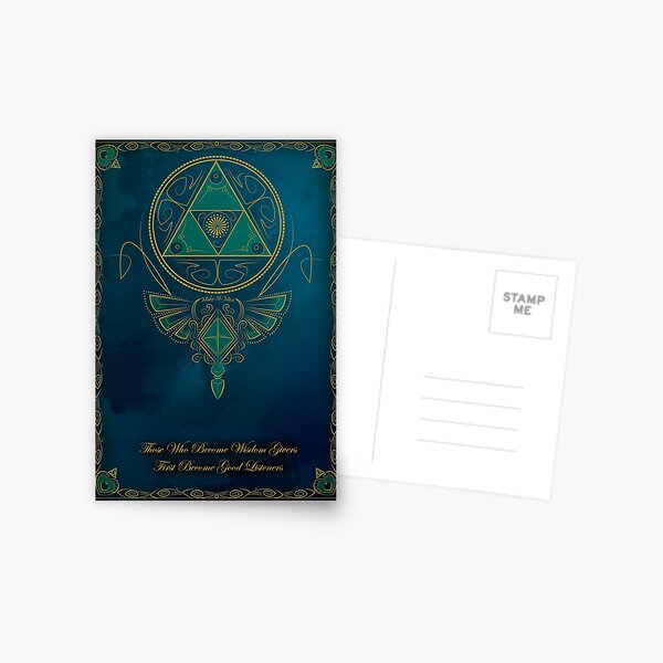 "~Blue Wisdom~" Postcard for Sale by Make-It-Mico | Redbubble