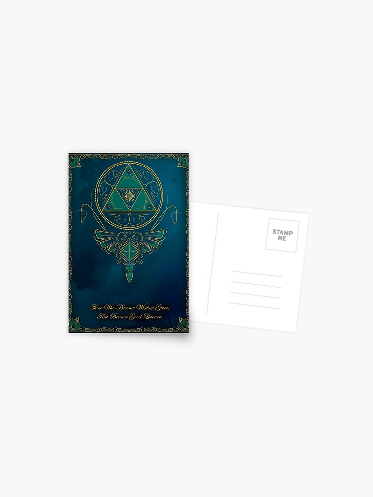 "~Blue Wisdom~" Postcard for Sale by Make-It-Mico | Redbubble