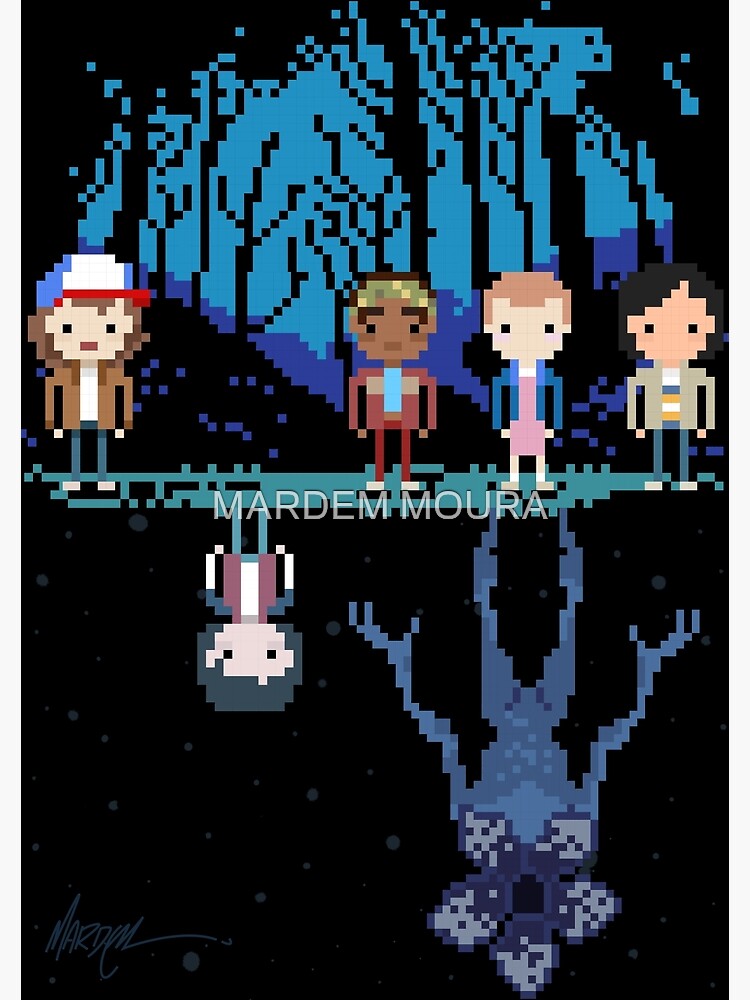 "STRANGER PIXEL" Poster by dinshoran | Redbubble