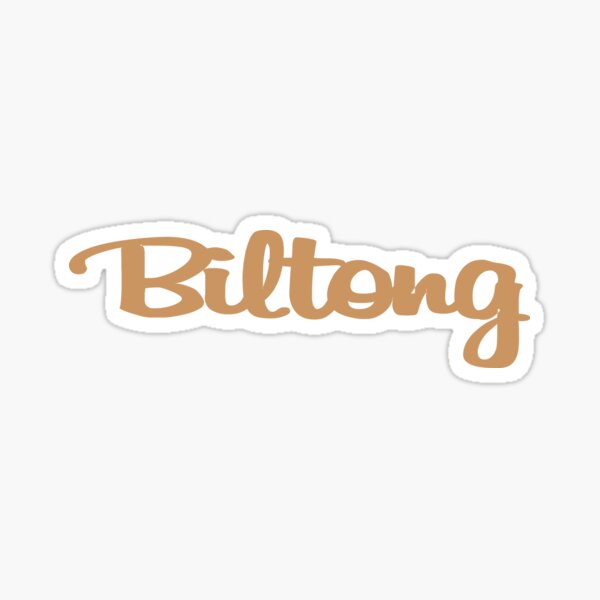 Biltong Stickers | Redbubble