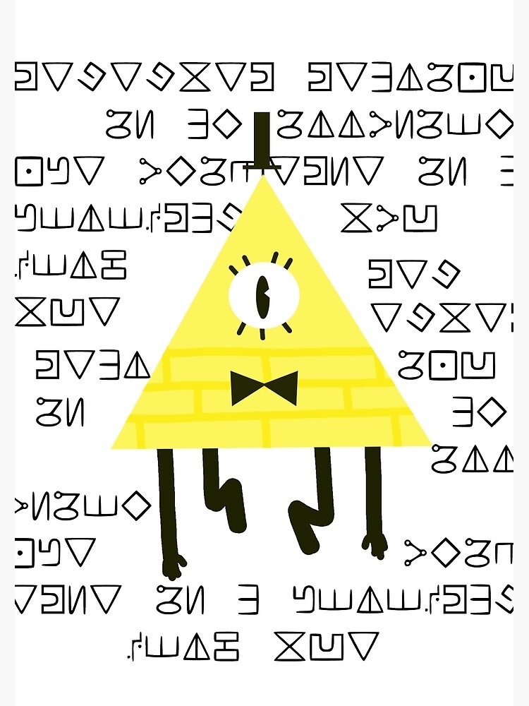 "Gravity Falls Bill Cipher Code" Spiral Notebook by blueecofreak ...