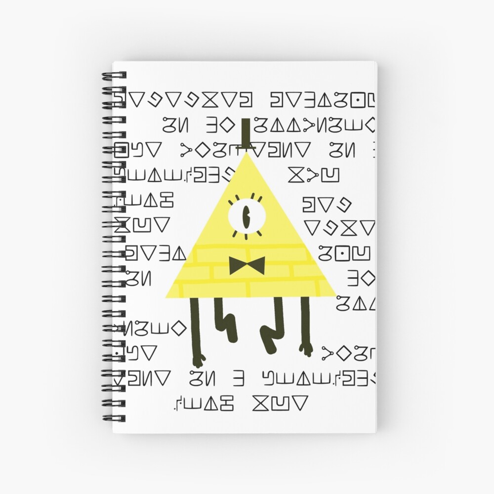 "Gravity Falls Bill Cipher Code" Spiral Notebook for Sale by ...