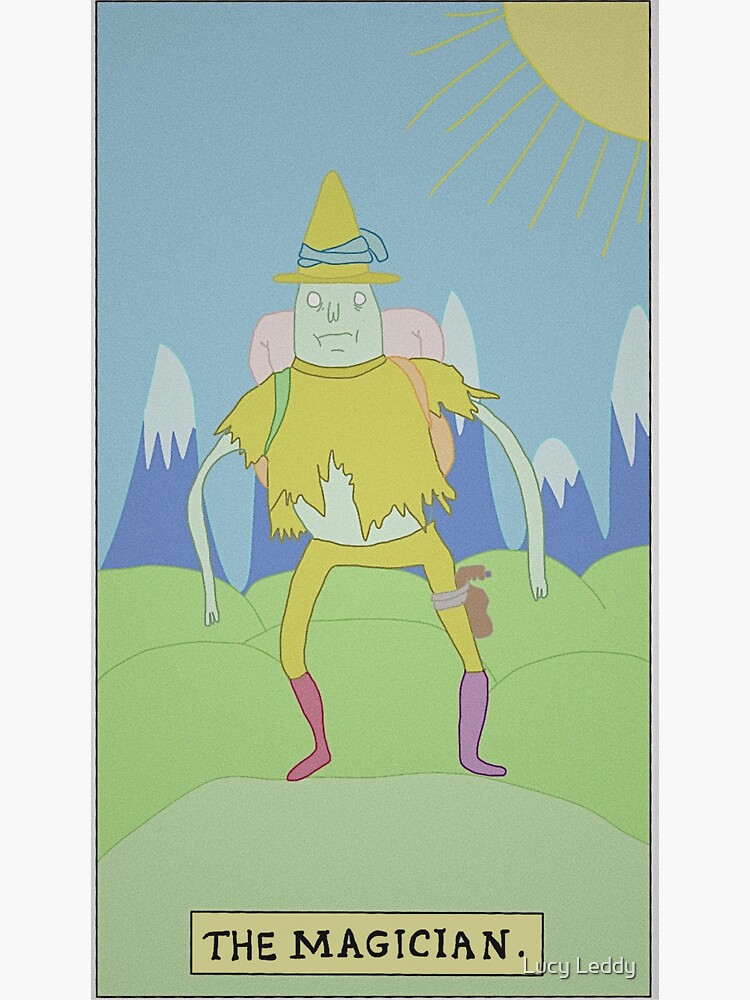 "The Magician - Adventure time Fan art (Magic man)" Sticker for Sale by ...