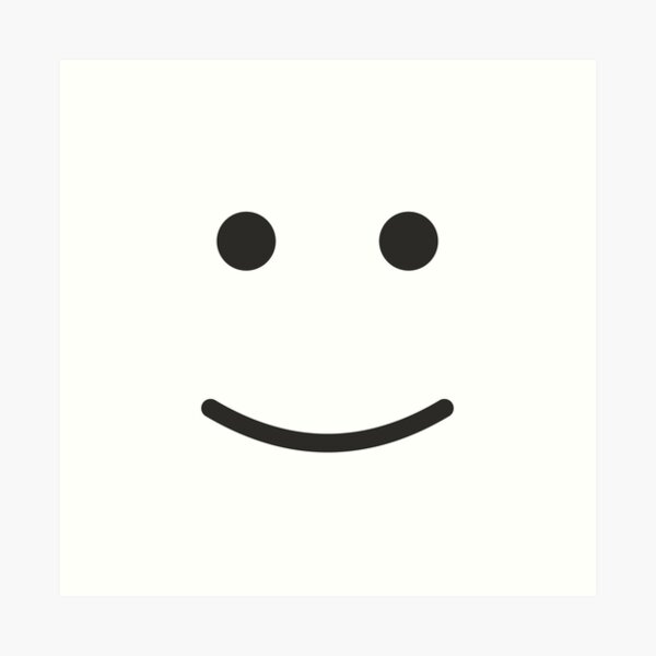 "plain smiley face" Art Print for Sale by goatboyjr | Redbubble