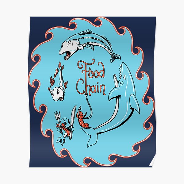 Food Chain Posters | Redbubble