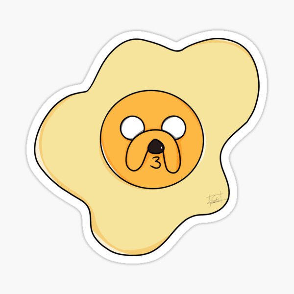"Jake The Dog" Sticker by khushimali | Redbubble