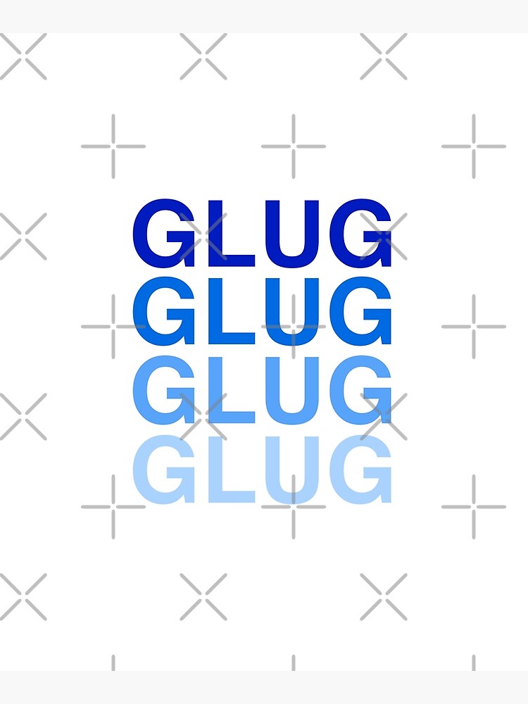 "Glug Glug Glug Glug Hydro Homies" Mounted Print for Sale by felixbunny ...