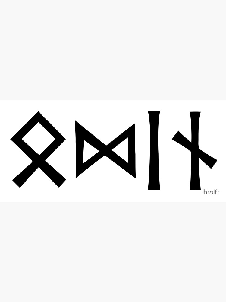 "Odin - runes" Photographic Print for Sale by hrolfr | Redbubble