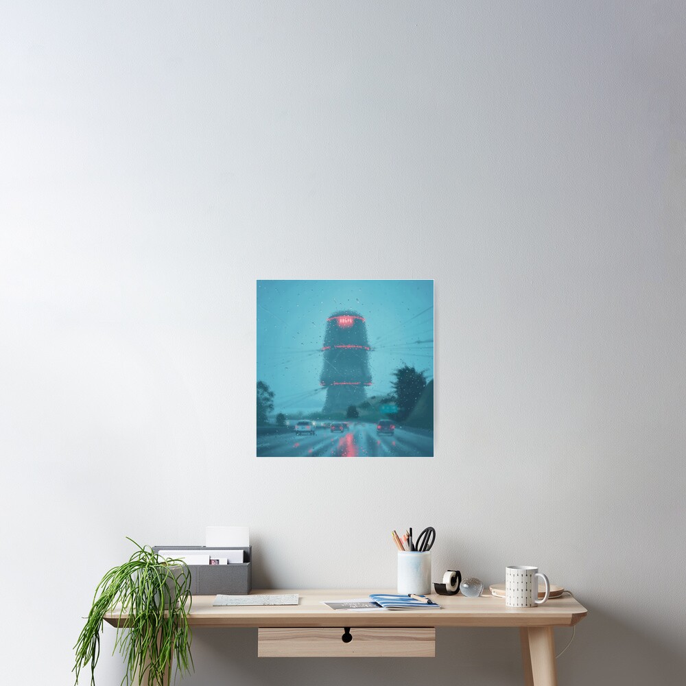 "The Electric State / Raindrops" Poster for Sale by simonstalenhag ...