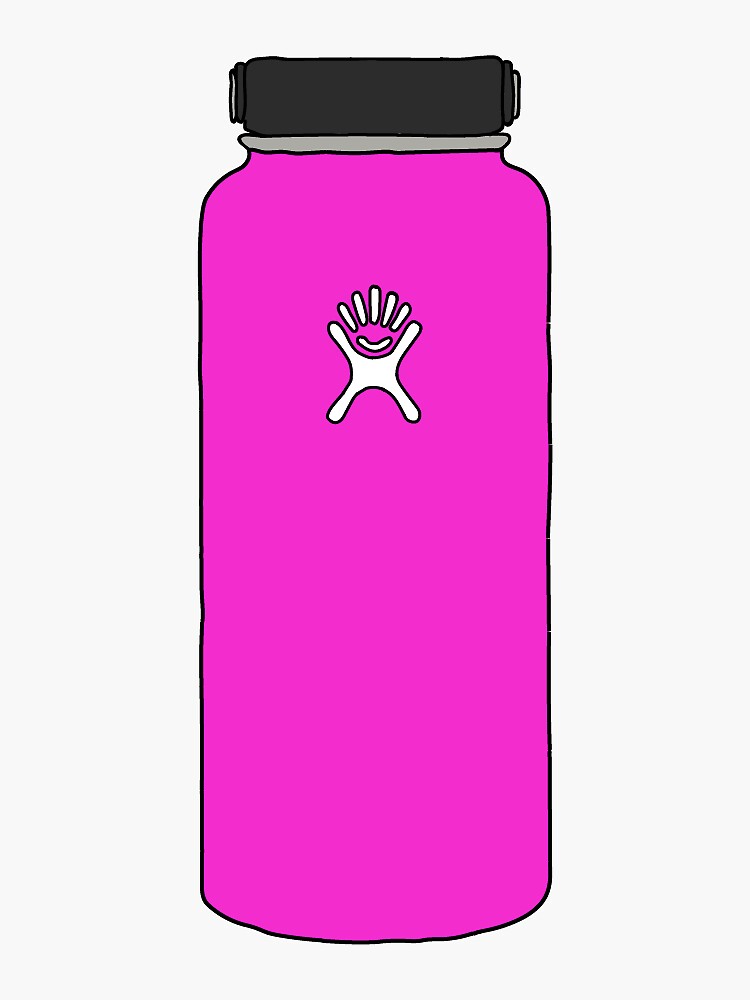 "Pink Hydro Flask" Sticker by izzilovee | Redbubble