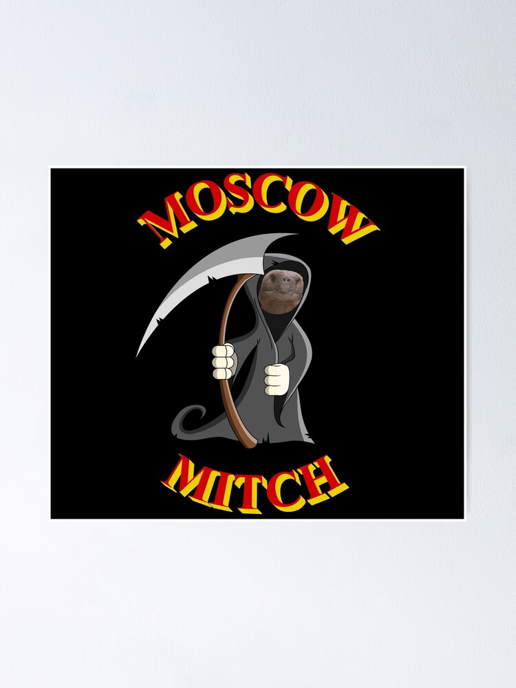 "Moscow Mitch Turtle Mitch McConnell Grim Reaper" Poster by CharJens ...