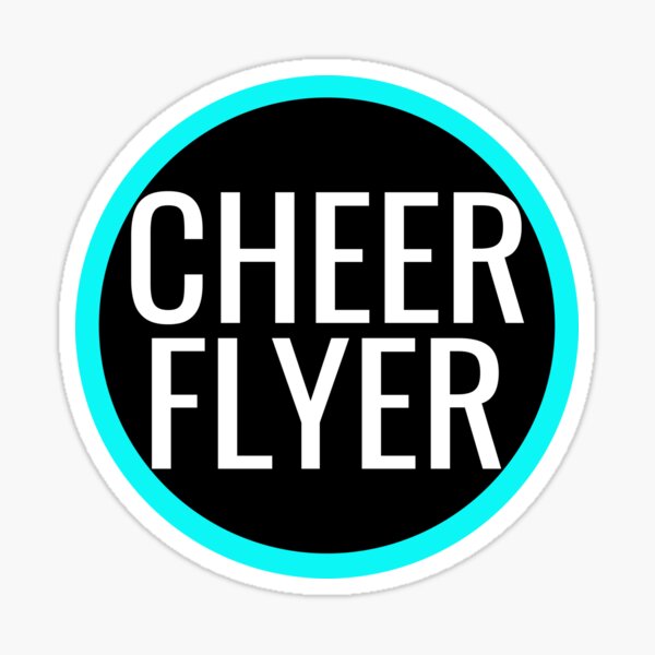 "Cheer Flyer" Sticker for Sale by AlaskaGirl | Redbubble