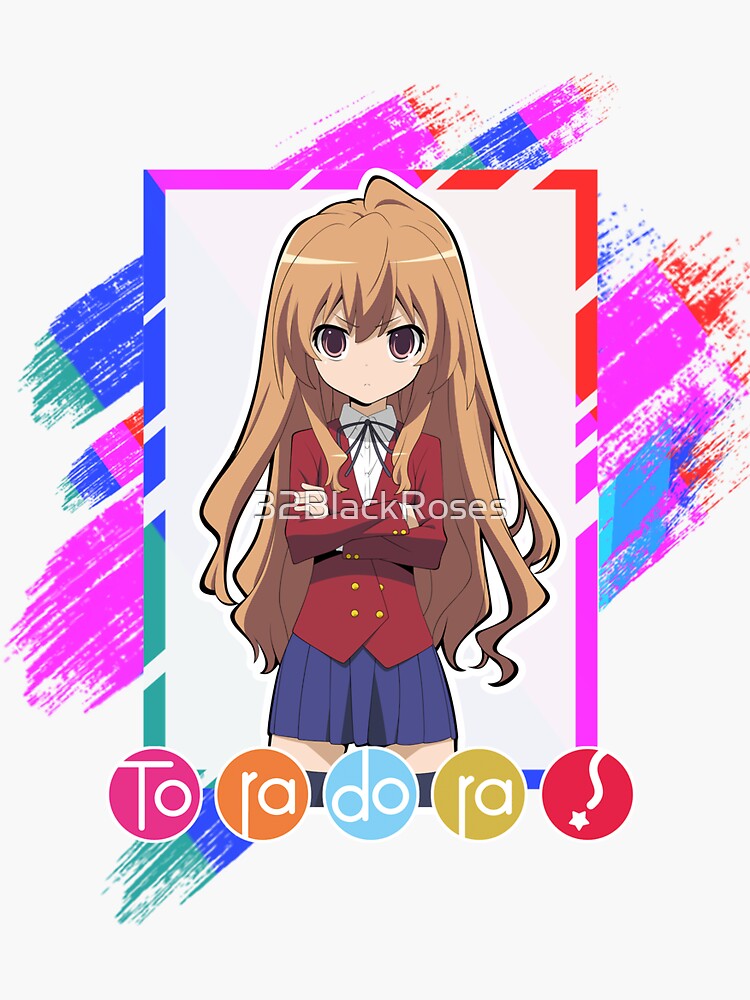 "Toradora" Sticker for Sale by 32BlackRoses | Redbubble