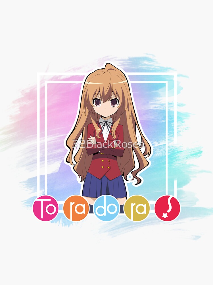 "Toradora" Sticker for Sale by 32BlackRoses | Redbubble