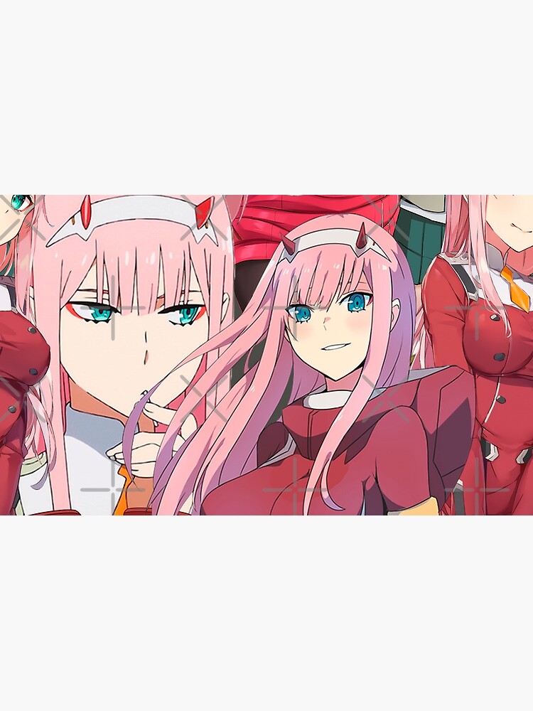 Zero Two Tribute Pattern Mug By Waifu Dope Redbubble
