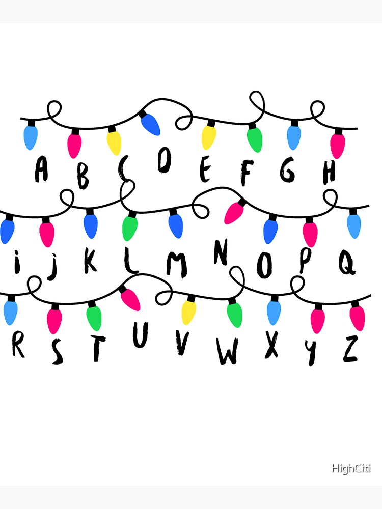 Tote bag « Stranger Things Light », par HighCiti | Redbubble