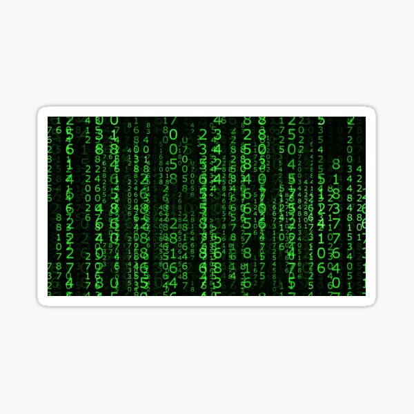 "matrix" Sticker for Sale by MiSofi | Redbubble