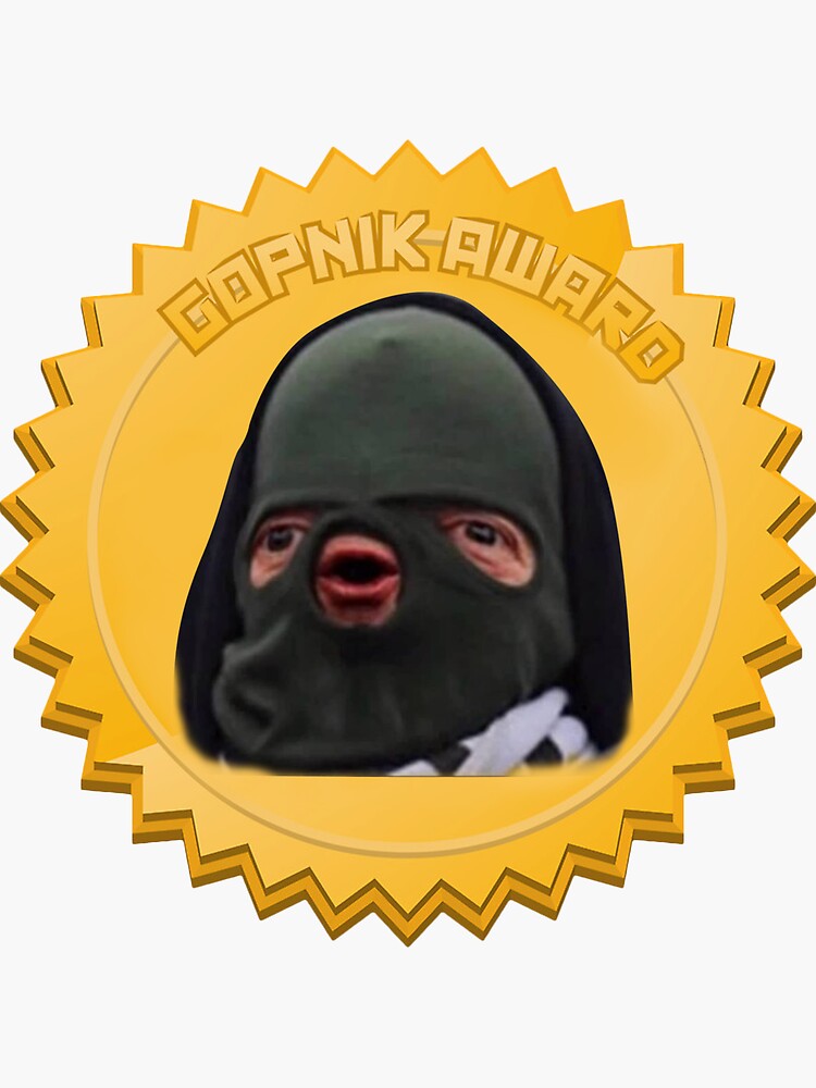 "Gopnik Award Coin" Sticker for Sale by Seediar167 | Redbubble