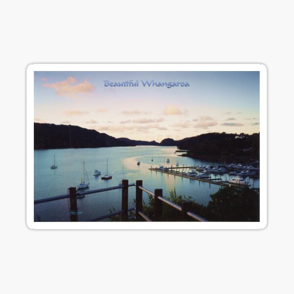 "Whangaroa Eventide" Sticker by junglequeen | Redbubble