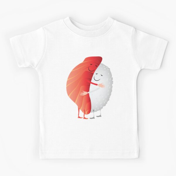 "Cute Sushi Hug Fish Hugging Rice product" Kids T-Shirt for Sale by ...