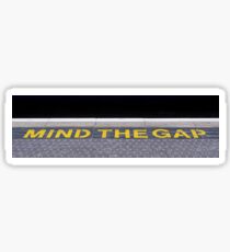 Mind The Gap Stickers | Redbubble