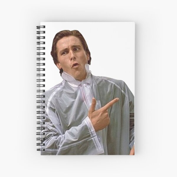 Patrick Bateman Spiral Notebooks | Redbubble