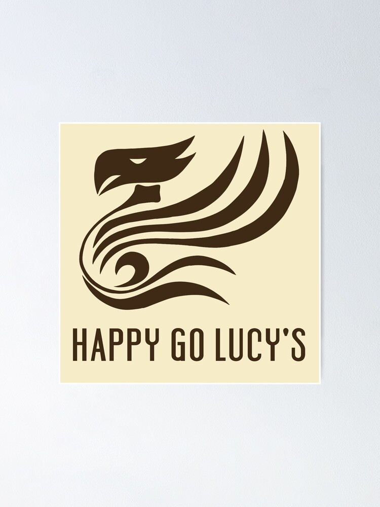 "Happy Go Lucy's Logo (Front Design)" Poster for Sale by ...