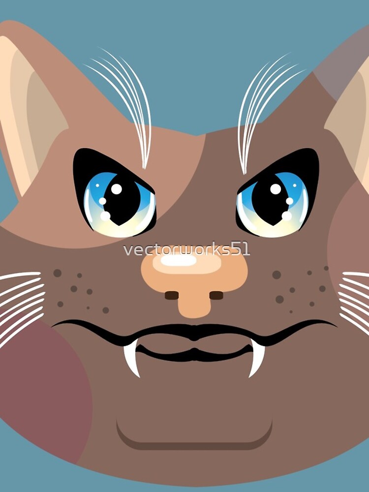 fat Mean Cat IPhone Case Cover By Vectorworks51 Redbubble fat-mean-cat-iphone-case-cover-by-vectorworks51-redbubble